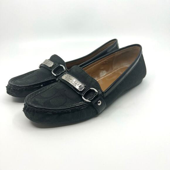 Coach | Shoes | Coach Felisha Black Loafers Womens 85 Us | Poshmark